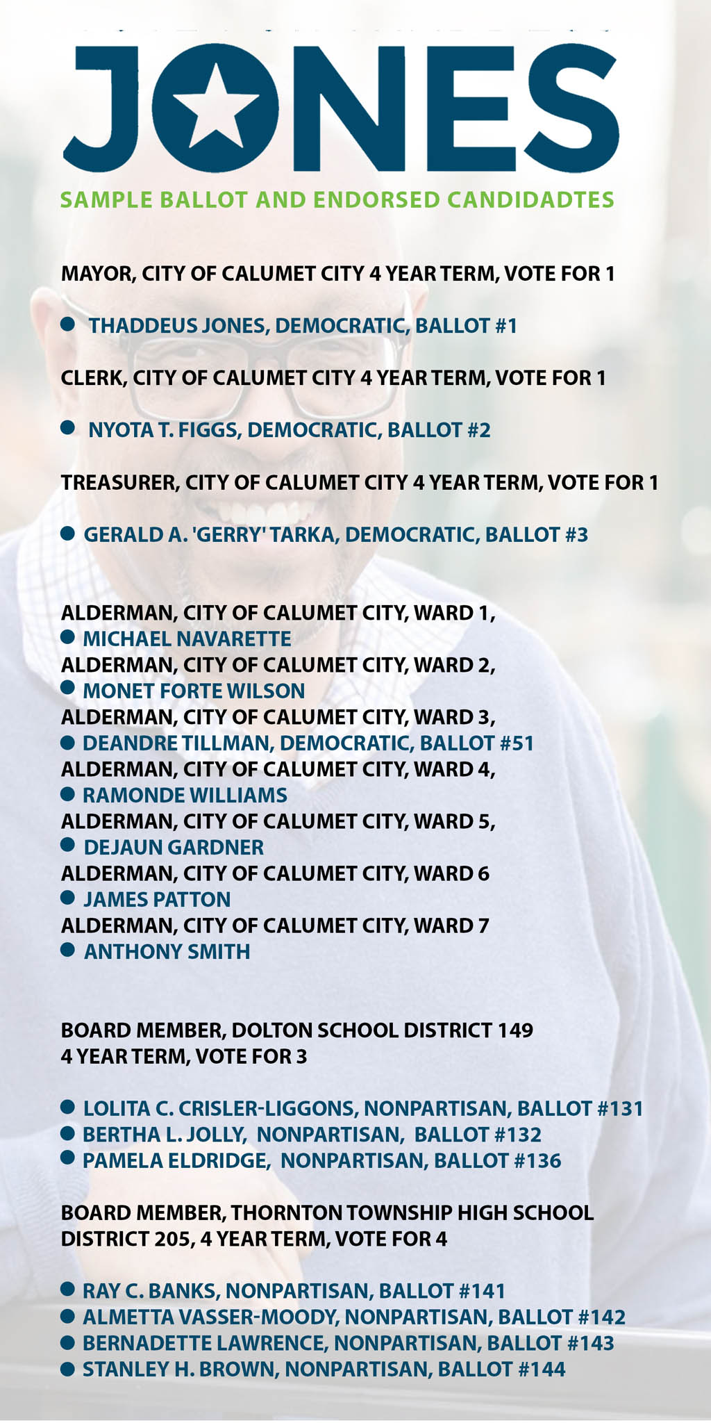 April 6th Sample Ballot